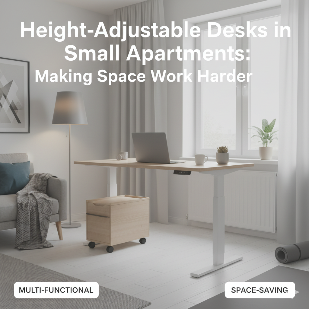 Height-Adjustable Desks in Small Apartments: Making Space Work Harder ...