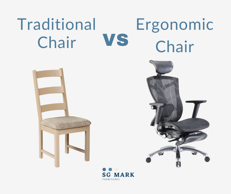 Traditional Chair VS Ergonomic Chair – SG Mark