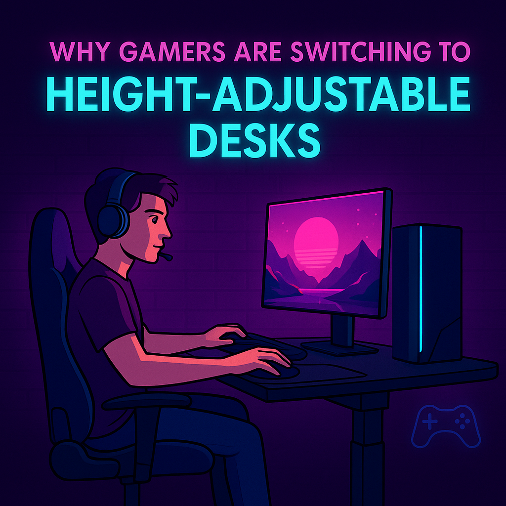 Why Gamers Are Switching to Height-Adjustable Desks – SG Mark